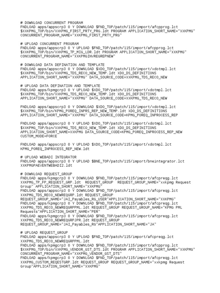 FND Load and Download Script | PDF | Software | Computing