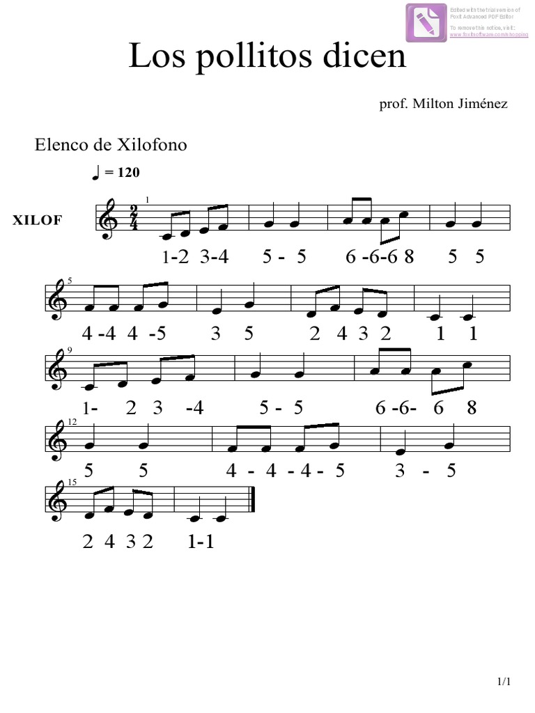 Pollitos Dicen | PDF