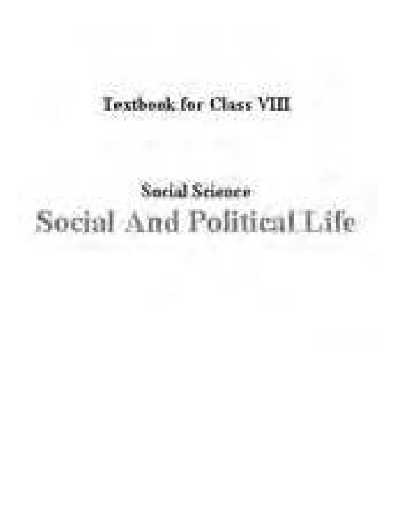 NCERT Class 8 Political Science | PDF | Separation Of Powers | Democracy