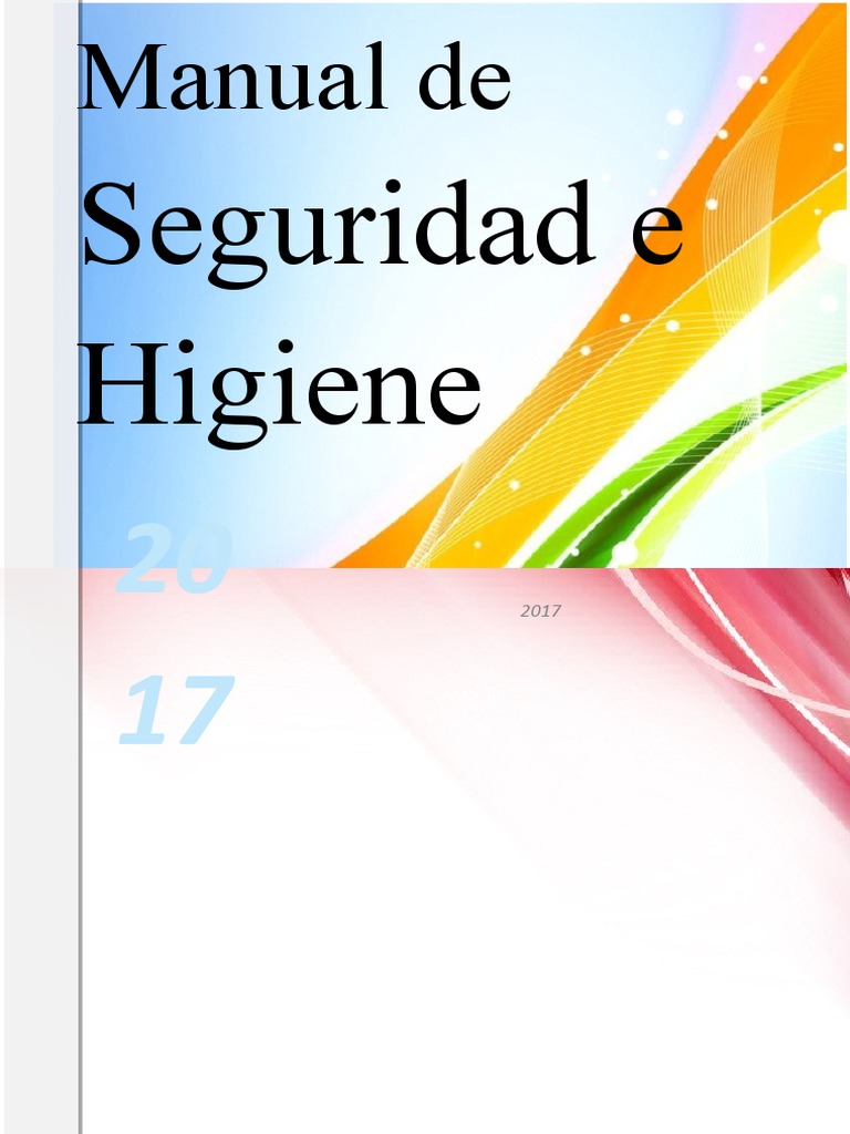 Manual de Seguridad e Higiene | PDF | Derecho laboral | La seguridad
