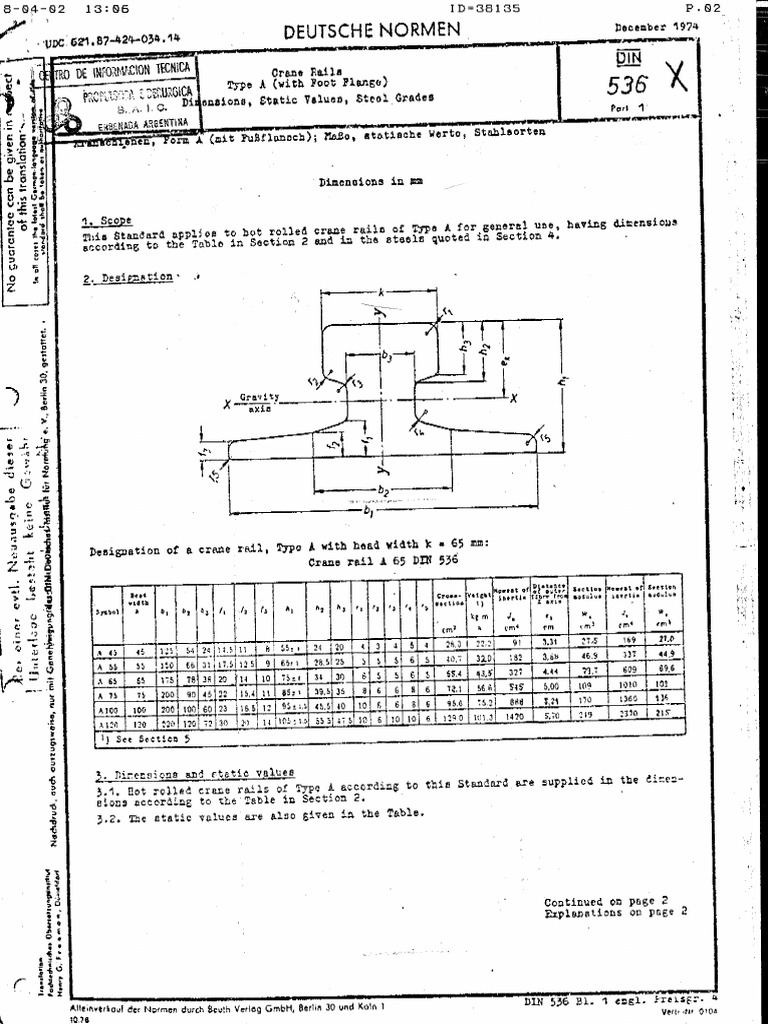 Din 536 1 74 Pdf Pdf
