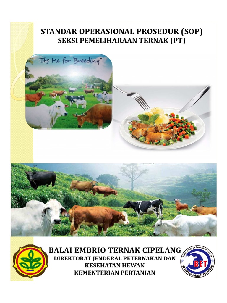 SOP Pemeliharaan Ternak | PDF