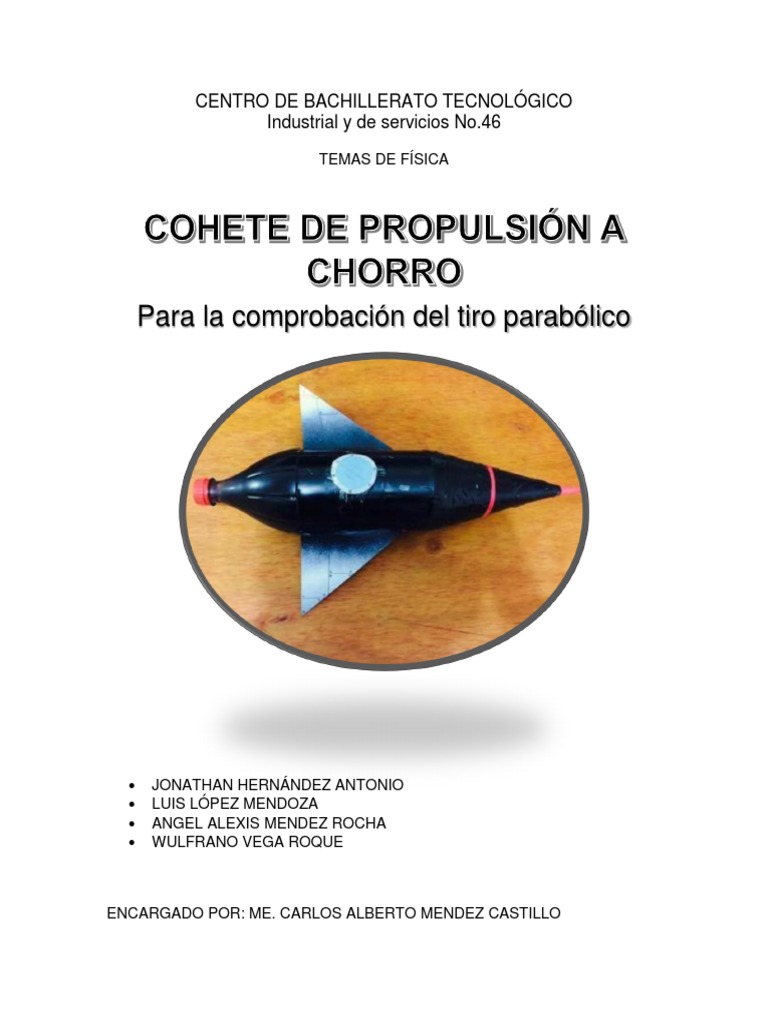 Proyecto Cohete A Propulsion A Chorro | PDF | Cohete | Conocimiento