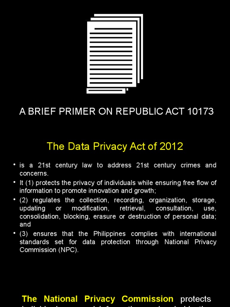 Data Privacy Act | PDF | Privacy | Personally Identifiable Information