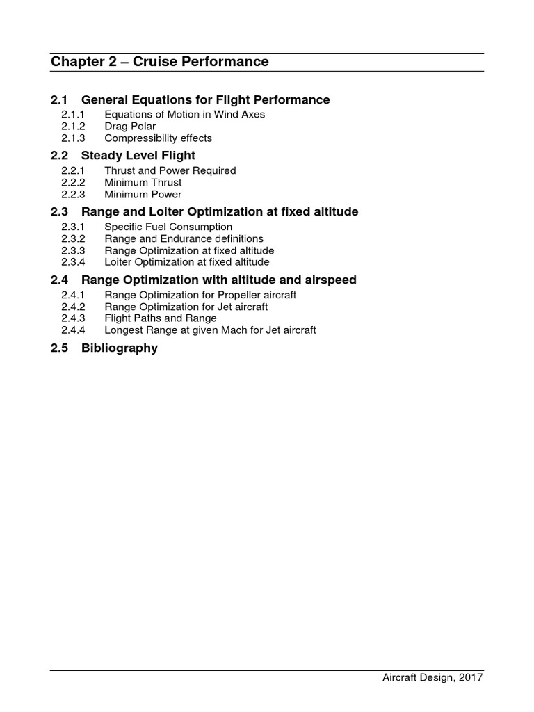Cruise Performance | PDF | Drag (Physics) | Flight
