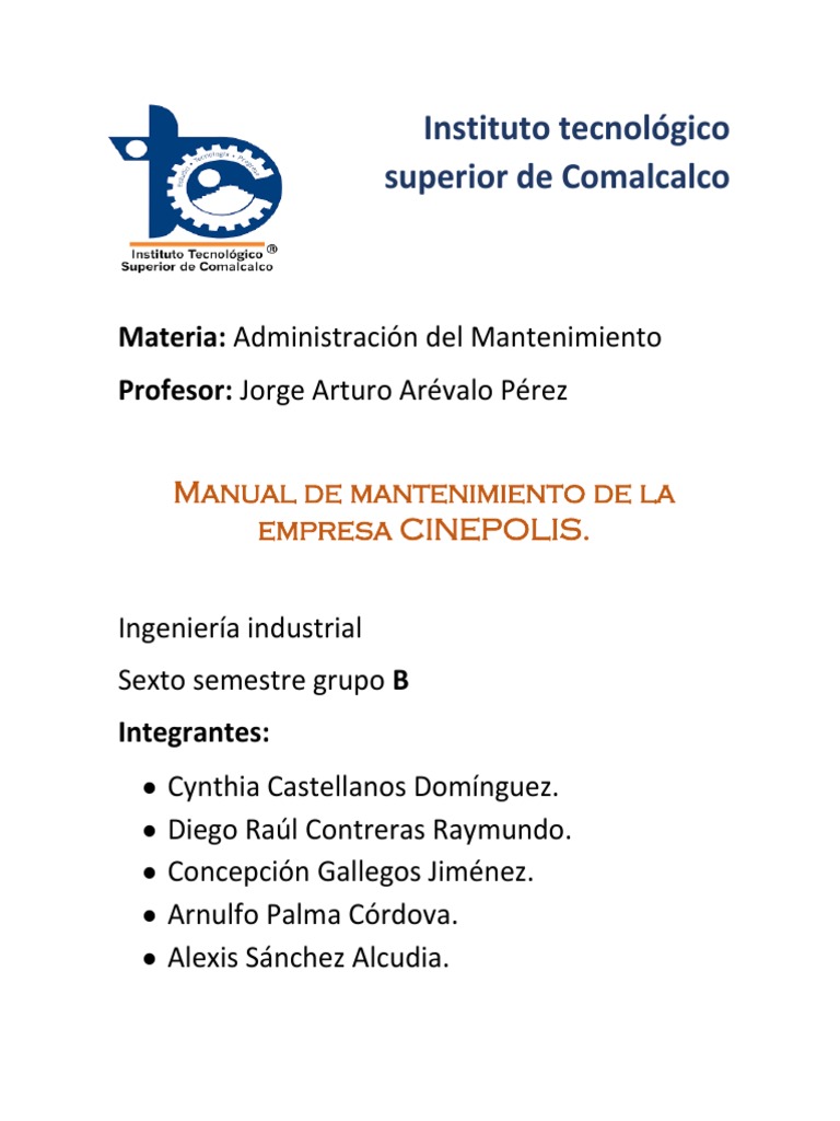 Proyecto de Mtto | PDF | Business | Industria del cine