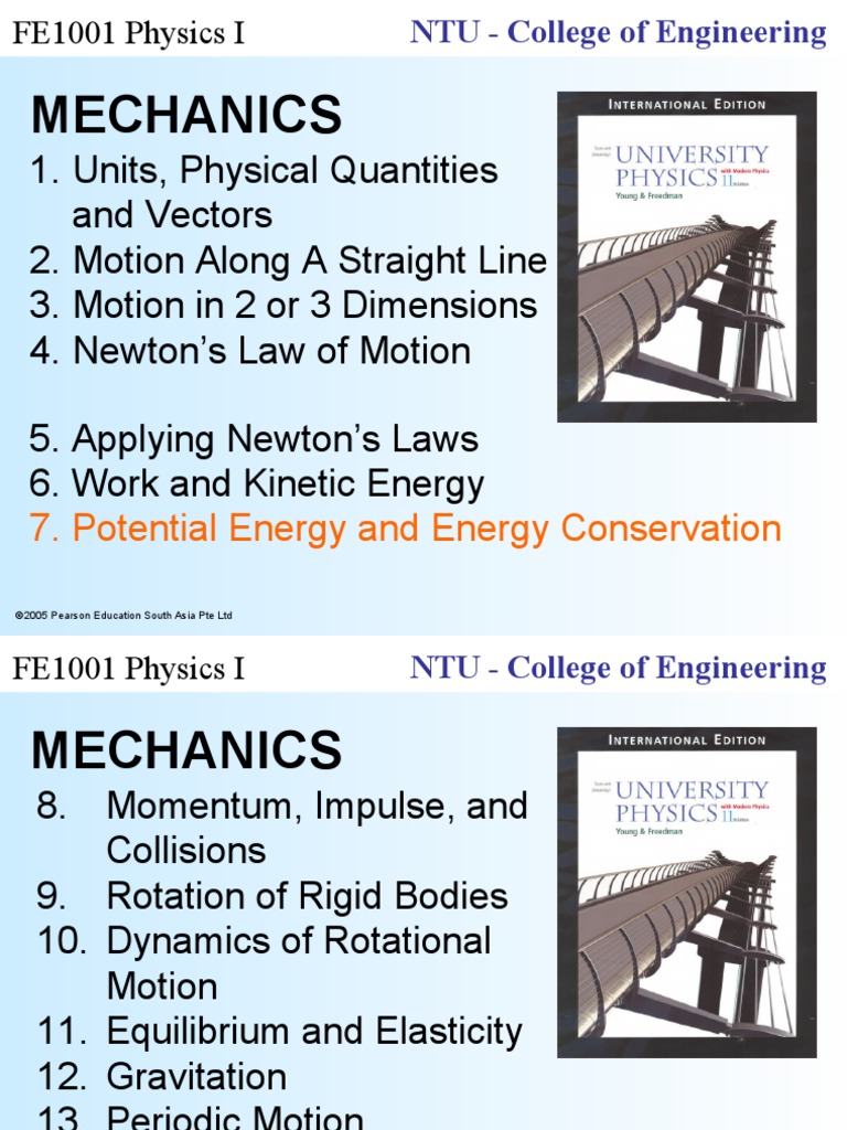 "Physics I: Potential Energy Concepts" | PDF | Potential Energy | Force