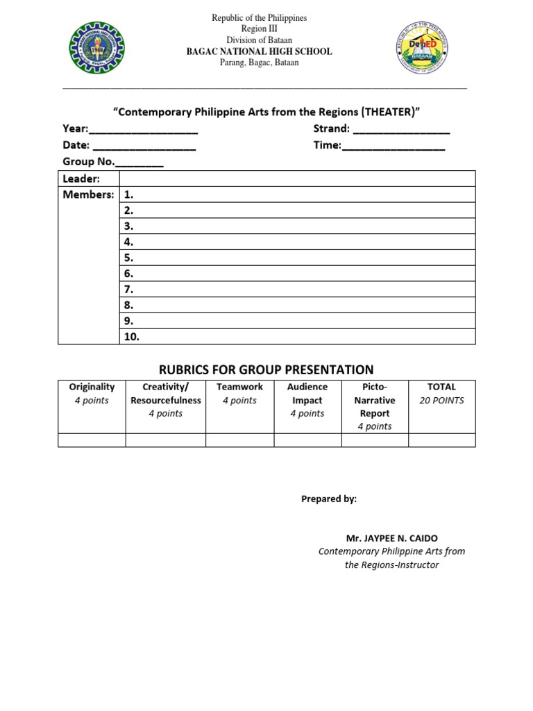 Perdev Rubrics | PDF