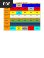 Color Coded Daily Homeschool Schedule | PDF | Linguistics | Behavior ...