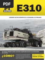 Catalogo Sistema Transporte Palas Excavadoras Hidraulicas Mineras Sleipner E550 Minas PDF | PDF ...