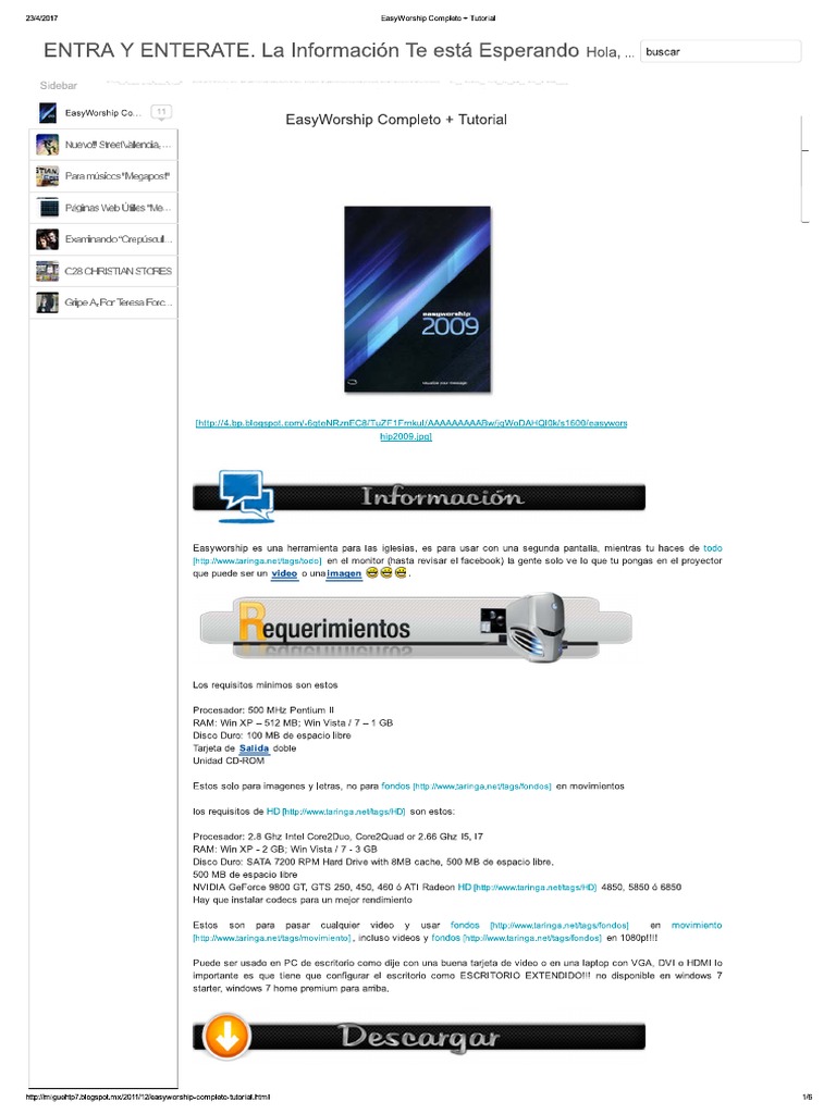 EasyWorship Completo + Tutorial | PDF