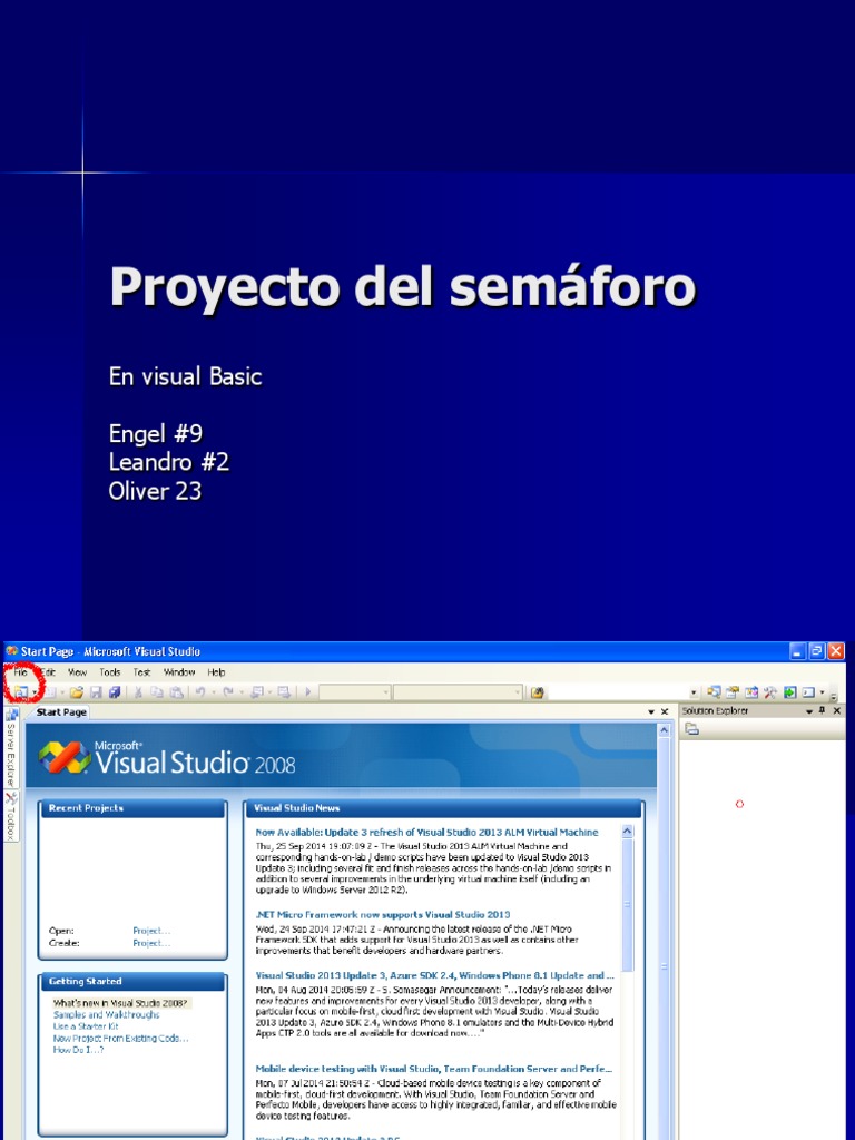 Proyecto Semáforo en Visual Basic | PDF