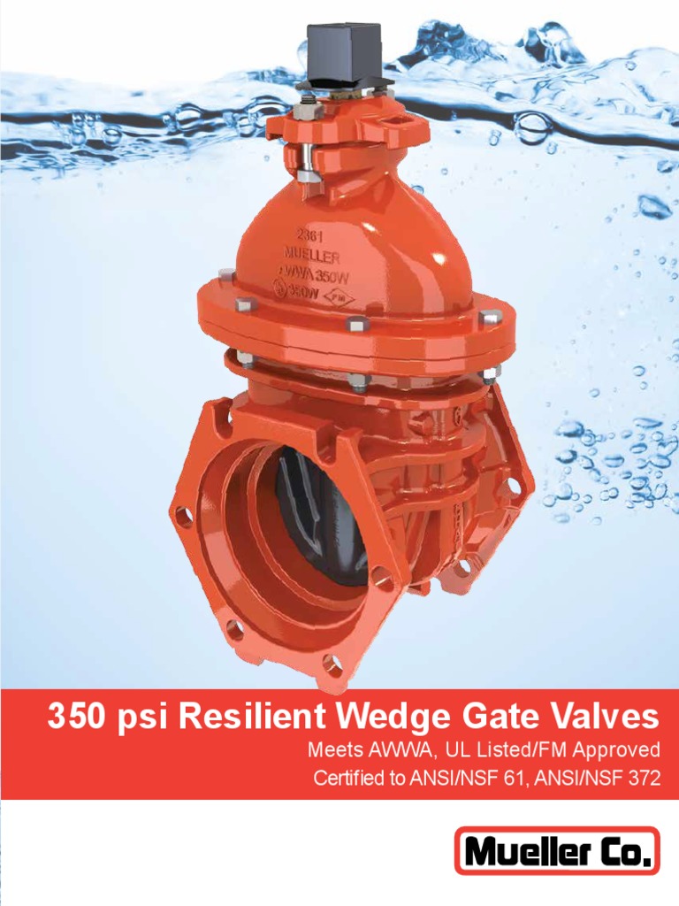 MuellerCo a-2361 RWGV Brch 12937 Aug2014 | Valve | Water Supply Network