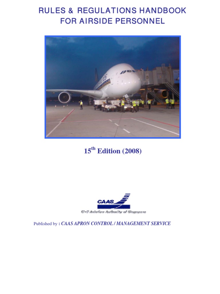 Airside Personnel Rules Handbook | PDF | Airport | Driving