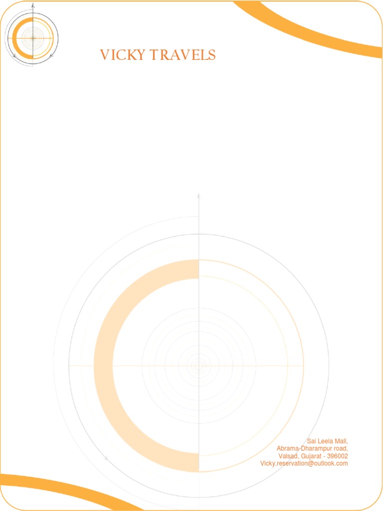 Business Letterhead - Vicky Travels | PDF