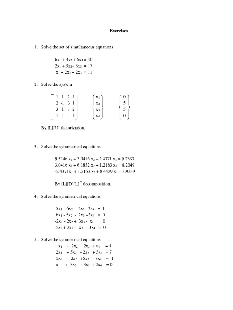 Exercise 1corrected | PDF | Mathematical Concepts | Computer Programming