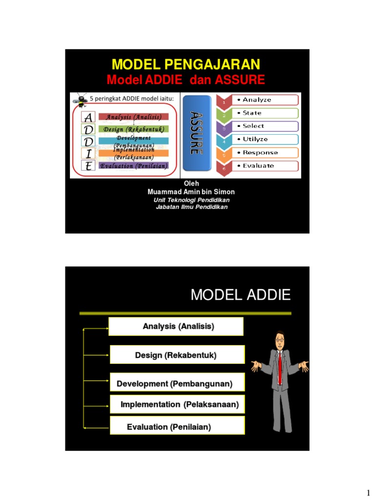 3 Model Addie Dan Assure | PDF
