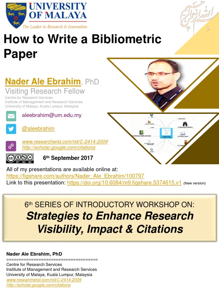 How To Write A Bibliometric Paper | PDF | Science And Technology ...