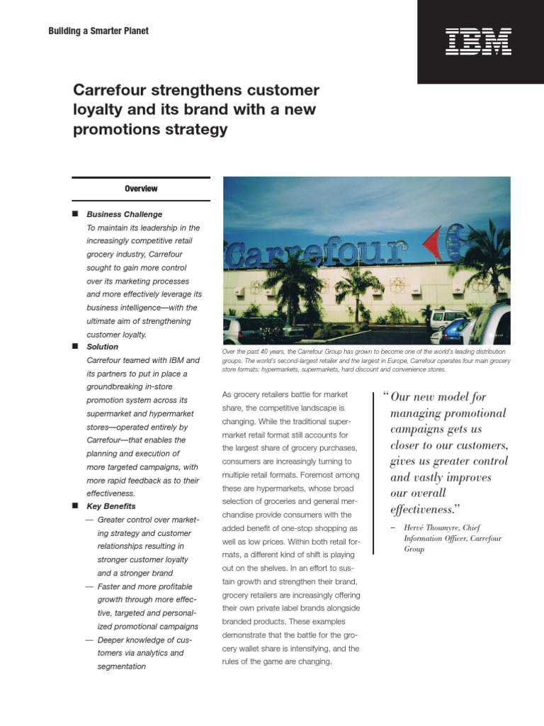 Carrefour Group's Promotional Strategy | PDF | Retail | Supermarket