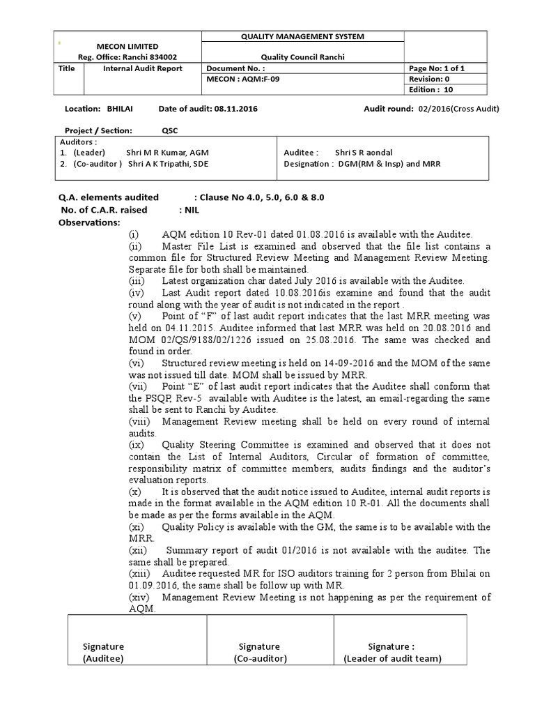 Cross Audit QSC | PDF | Auditor's Report | Financial Audit