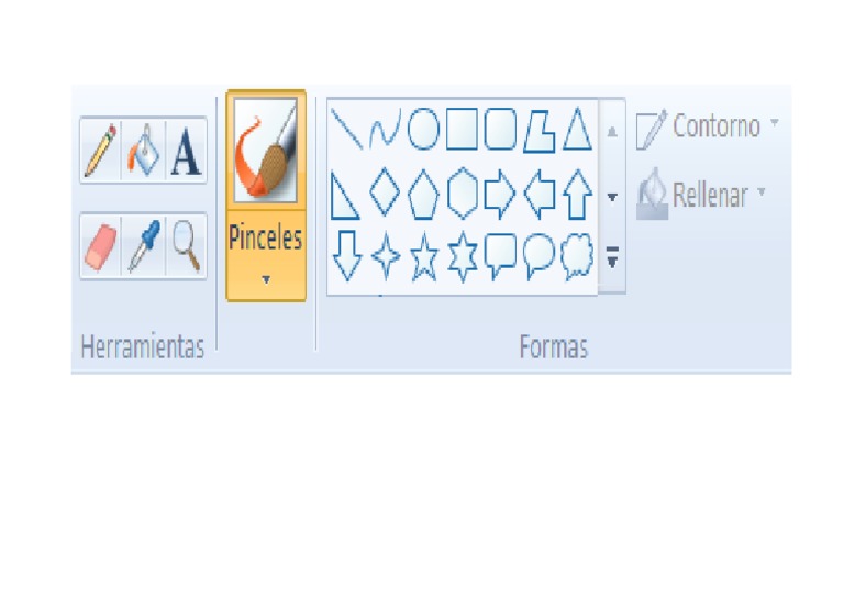 Formas de Paint | PDF