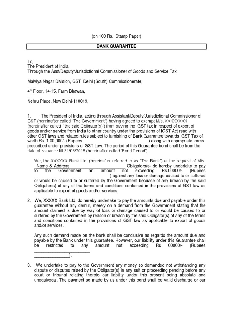 Bank Guarantee | PDF | Guarantee | Private Law