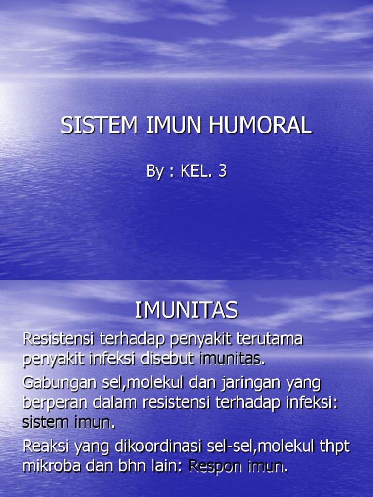 Sistem Imun Humoral | PDF