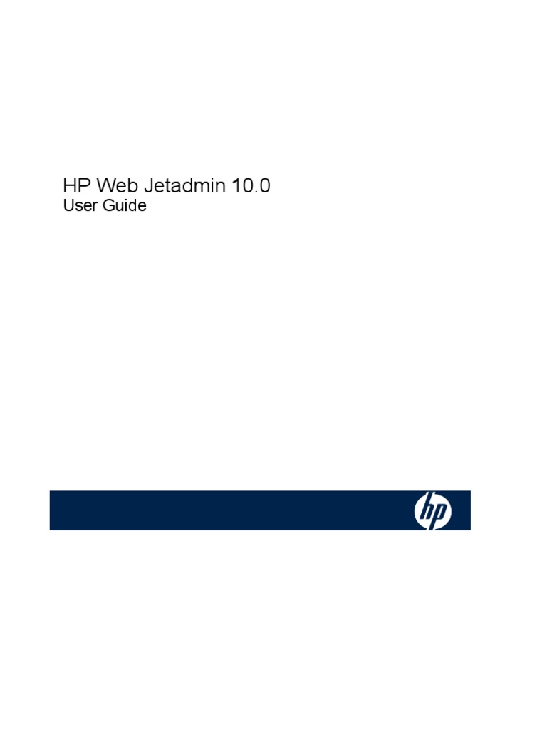 HP Web Jetadmin | Download Free PDF | Databases | Group Policy