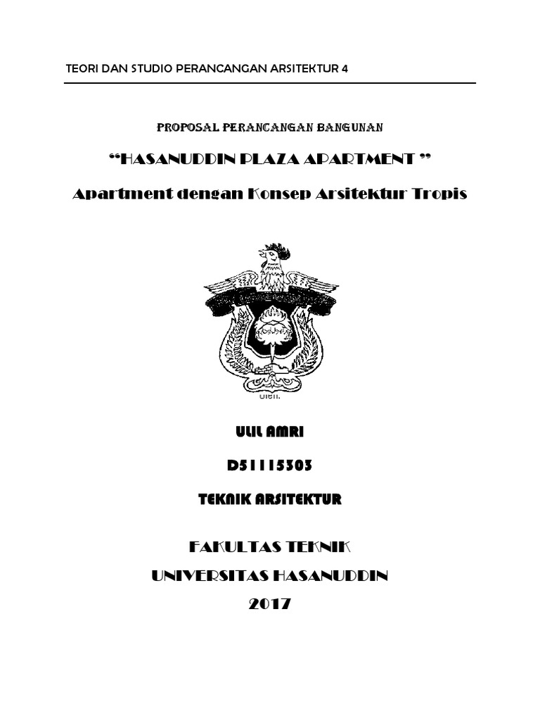 TOR Studio Perancangan Arsitektur | PDF