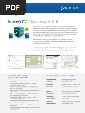 Jaspersoft Etl