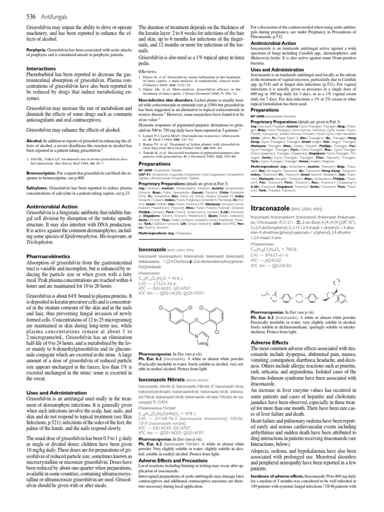 Isoconazole | PDF | Diseases And Disorders | Medical Specialties