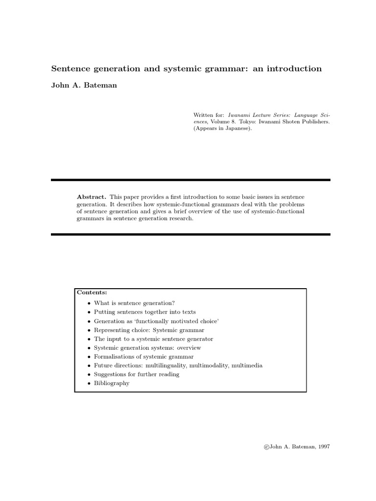 Lgsci Chap | PDF | Semantics | Parsing