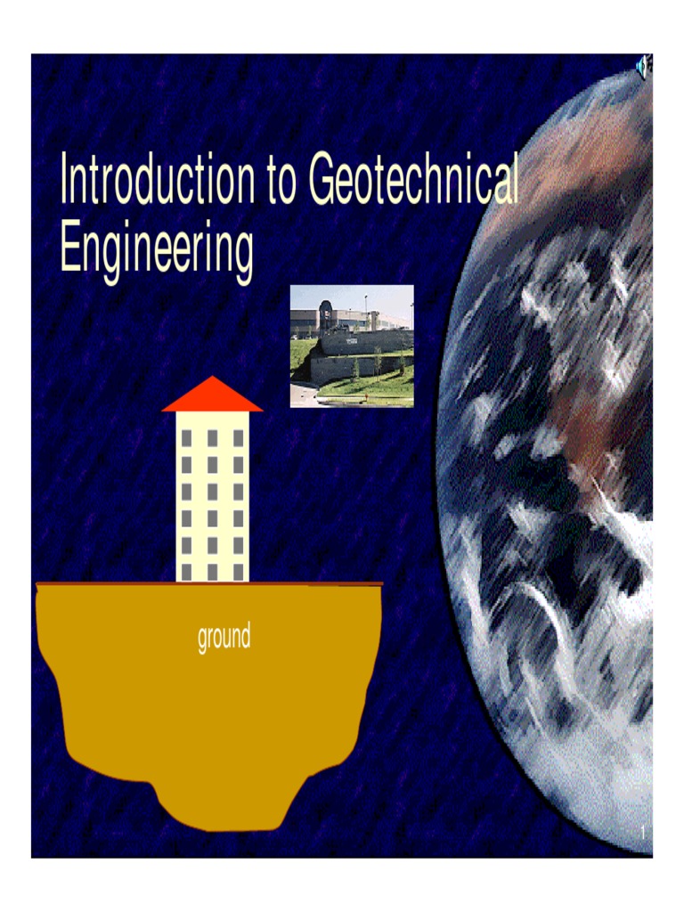 Show 1a. Introduction To Geotechnical Engineering PDF | PDF | Deep ...