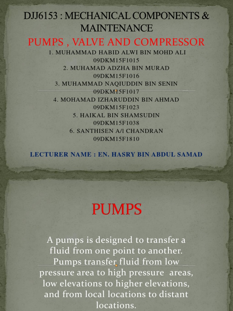 Pumps Valves And Compressor Pdf Gas Compressor Pump