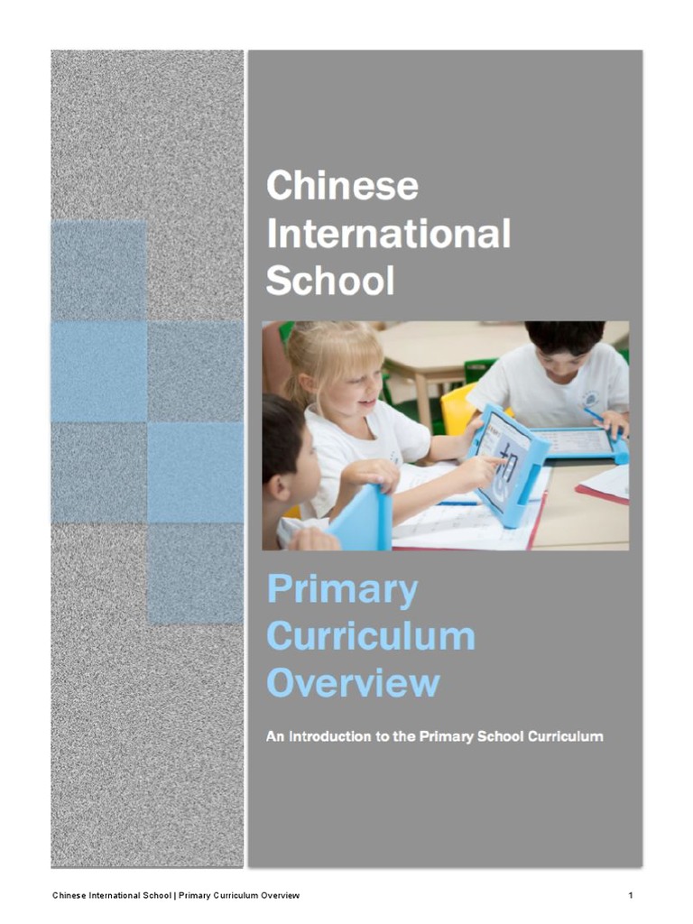 Chinese International School Curriculum Overview | PDF ...