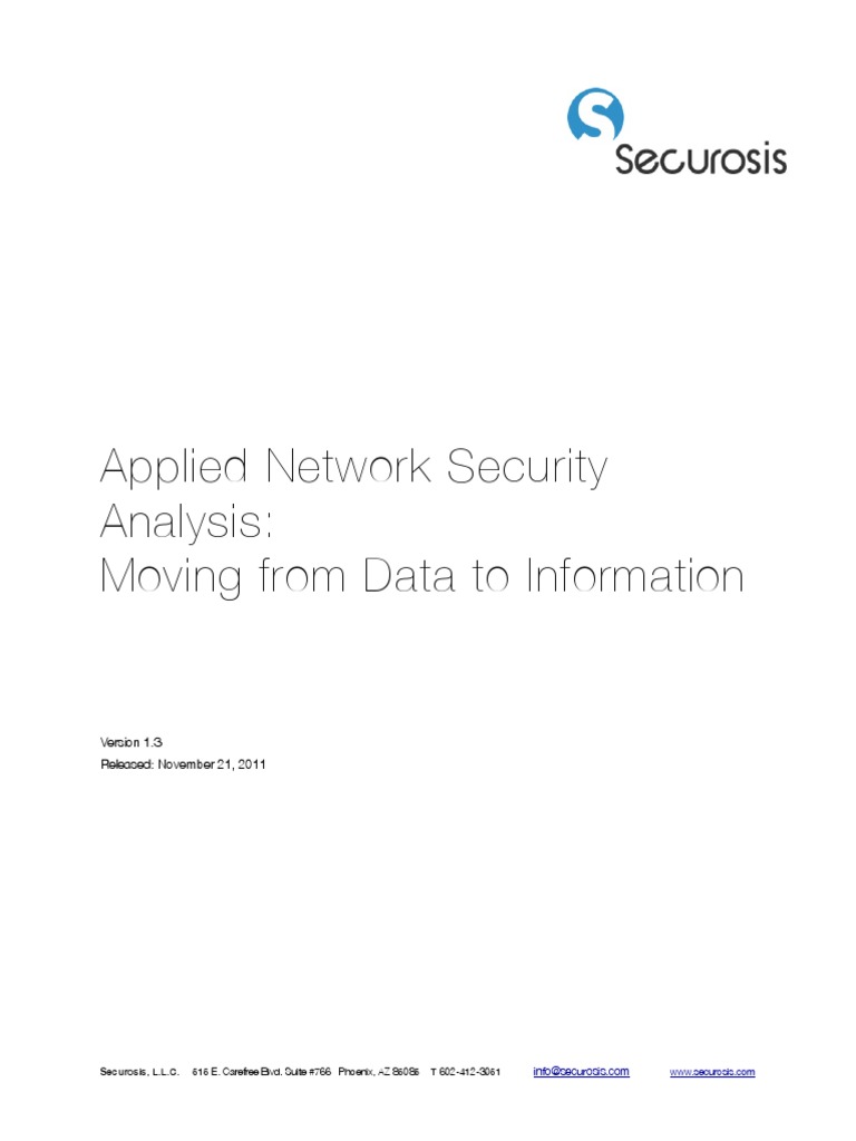 Securosis Applied Network Security Analysis-FINAL | PDF | Computer ...