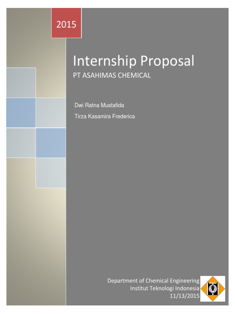 Internship Proposal Asahimas | PDF | Chlorine | Sodium Hydroxide