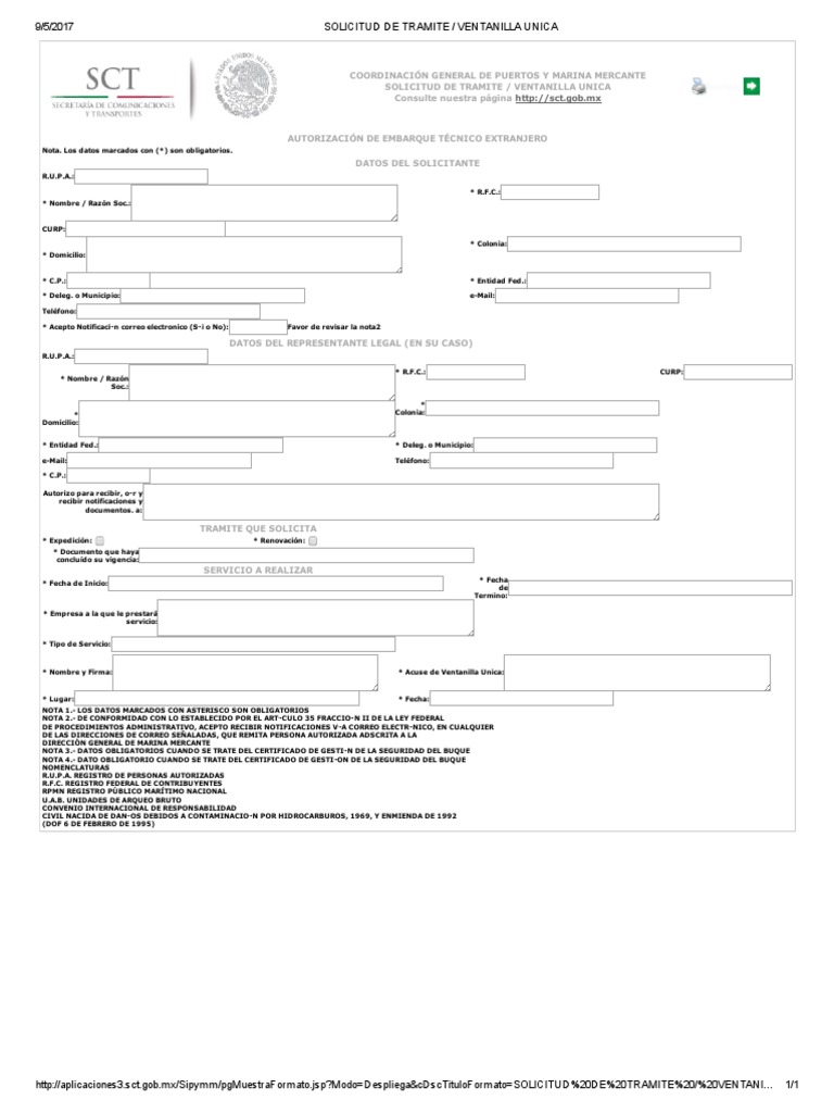 Solicitud de Tramite - Ventanilla Unica | PDF | Gobierno