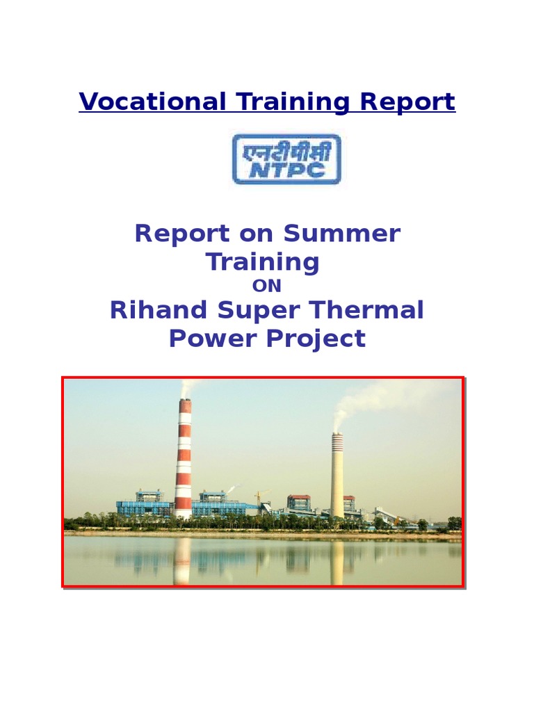Report On Rihand Super Thermal Power Project | PDF | Transformer | Boiler