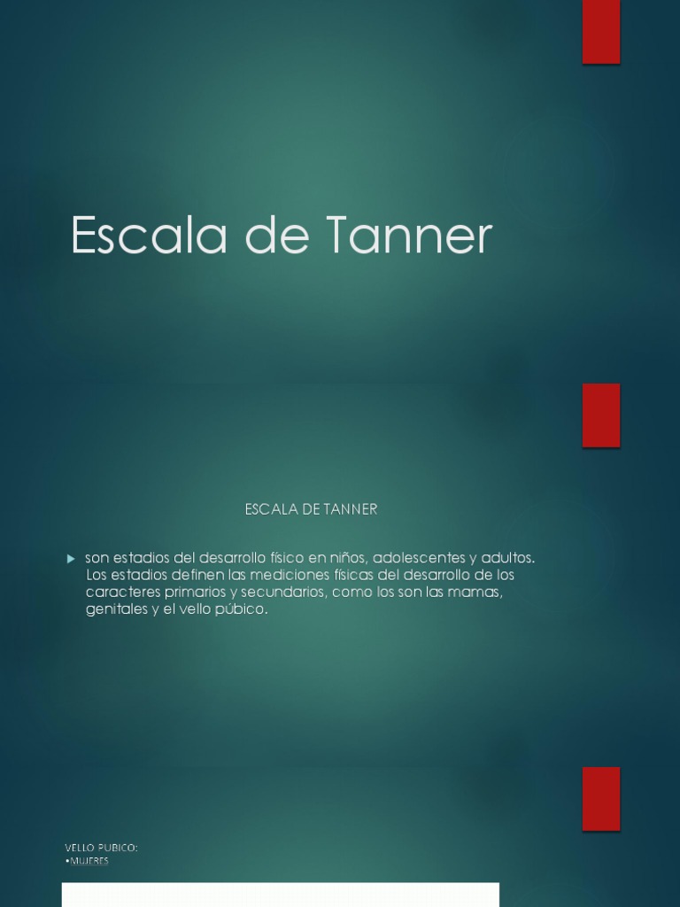 Escala de Tanner | PDF | Ciencias sociales | Bienestar