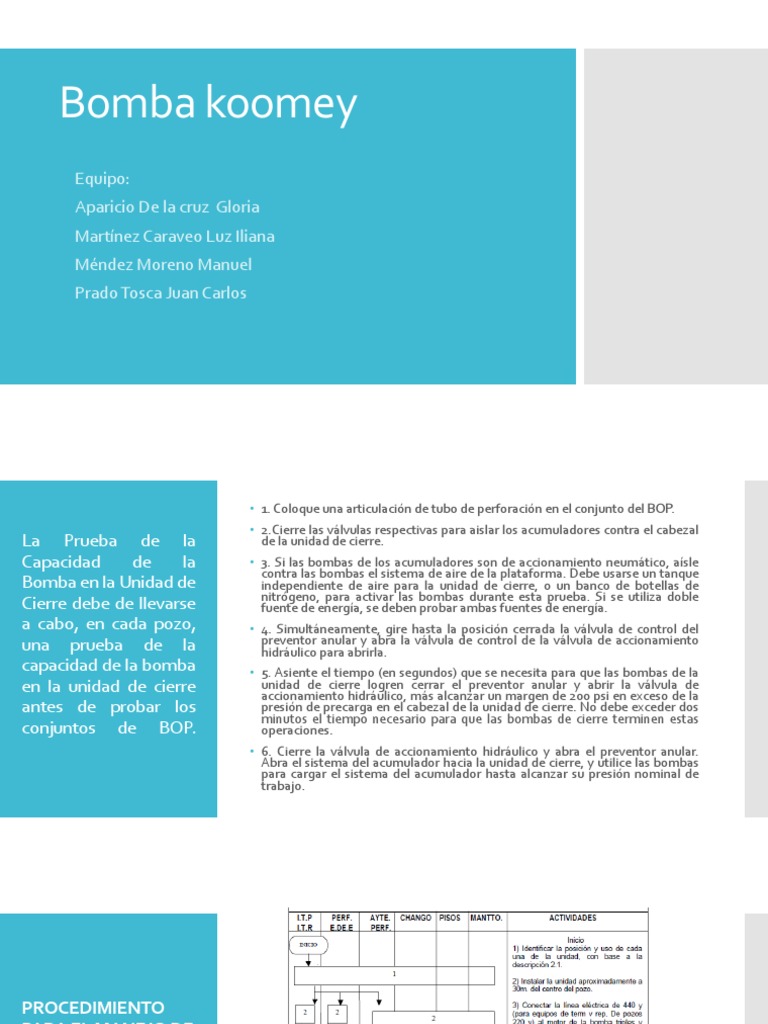 Koomey | PDF | Bomba | Ingeniería mecánica