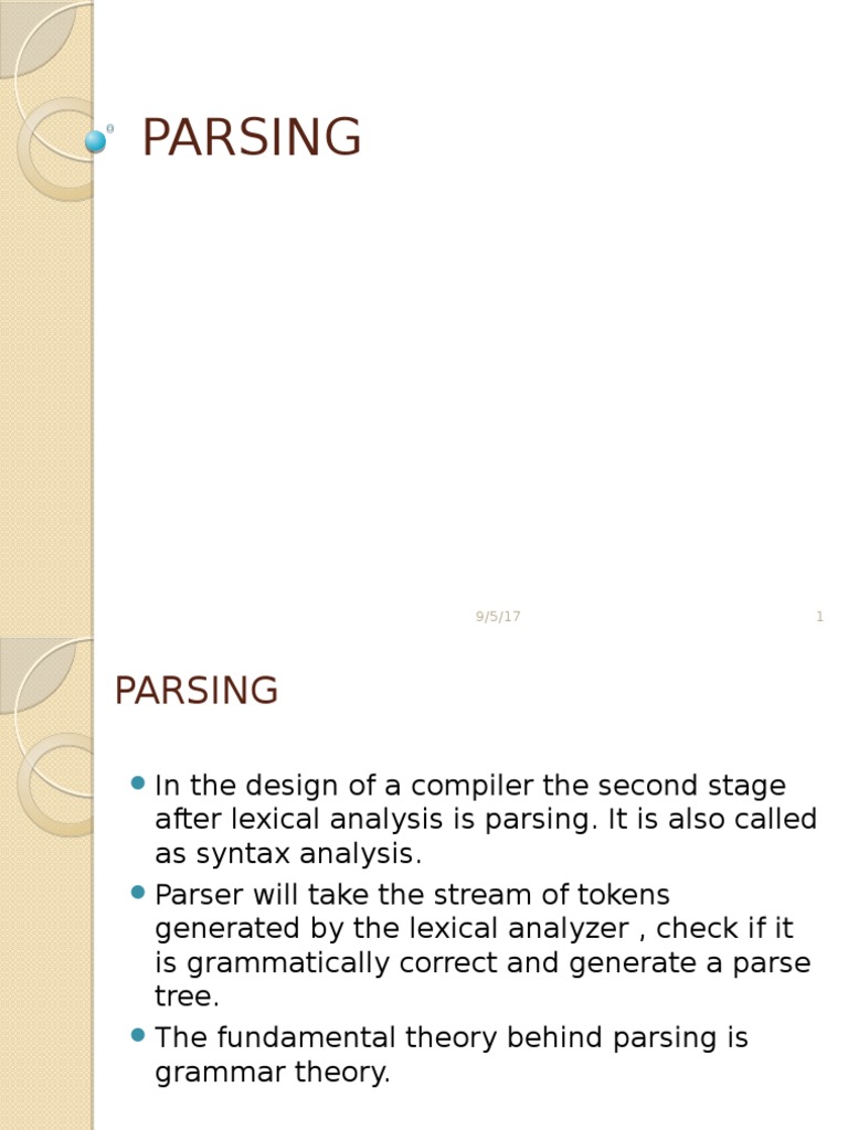 Parsing 120903115324 Phpapp02 | PDF | Parsing | Theoretical Computer Science
