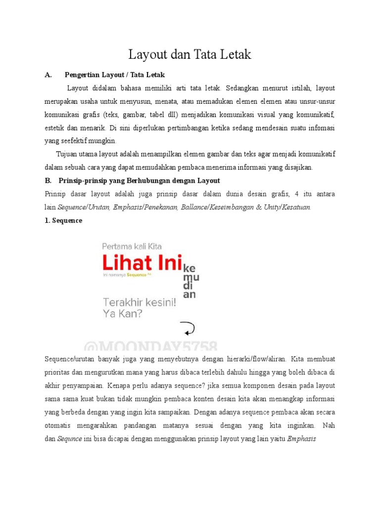 Prinsip Dasar Layout Desain | PDF