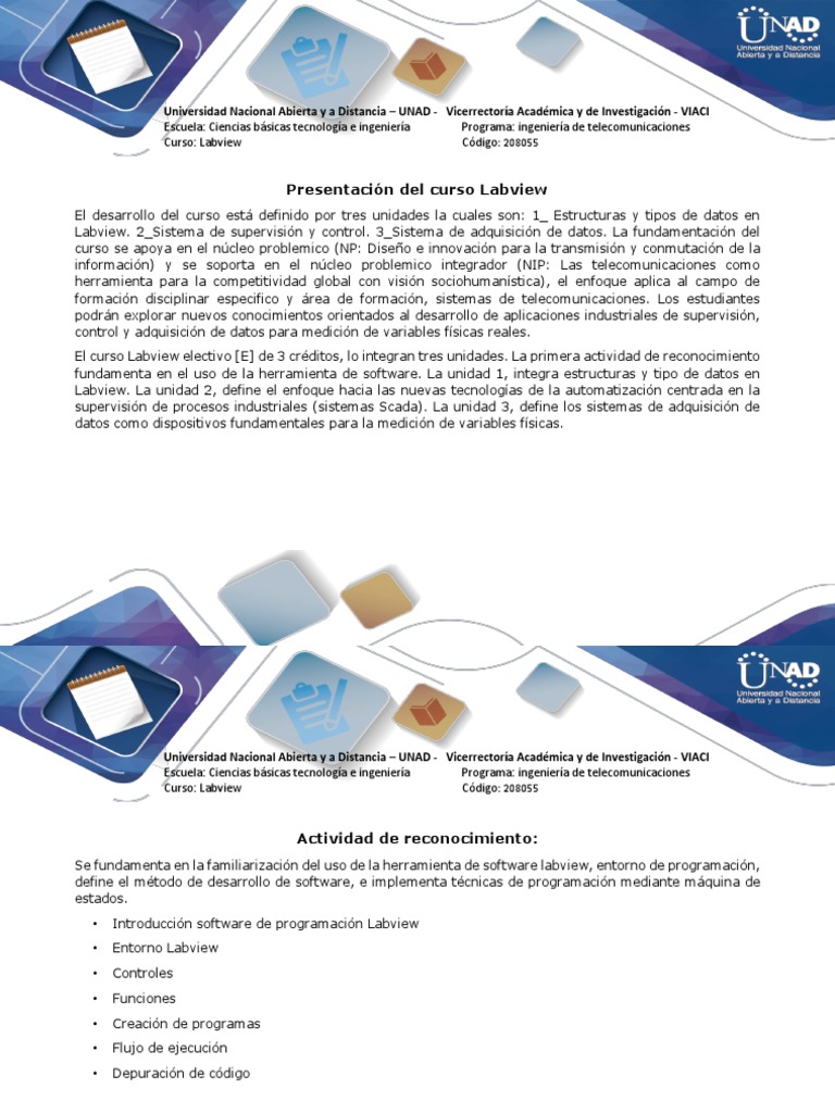 Presentacion Del Curso Labview | PDF | Scada | Programa de computadora