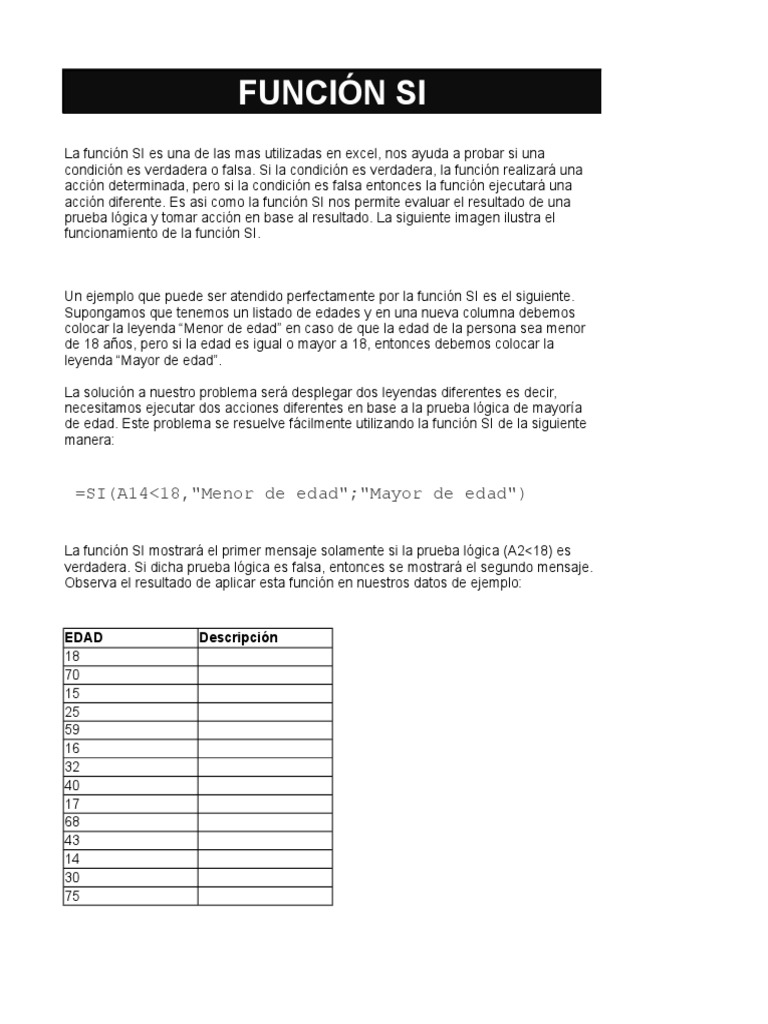 Ejercicio 2 - Función Si Anidada, Complementos O - Y | PDF | Business