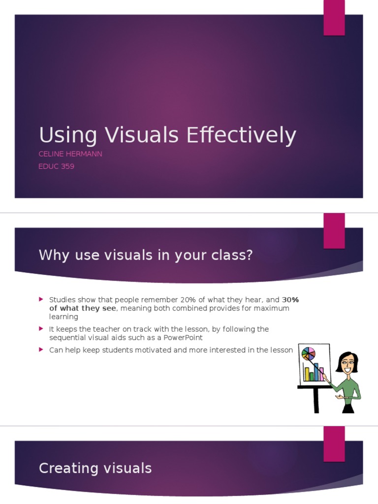 Using Visuals Effectively | PDF