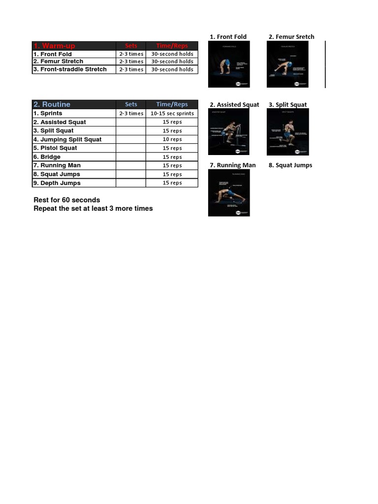 Leg Routine 4 Mass | PDF