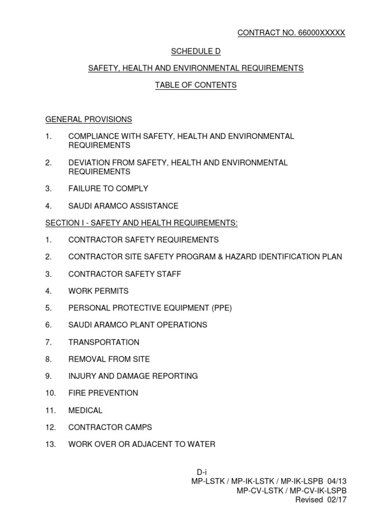 Schedule D | PDF | Wastewater | Waste