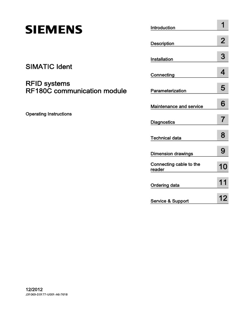 BA RF180C 76 en-US | PDF | Electrical Connector | Screw
