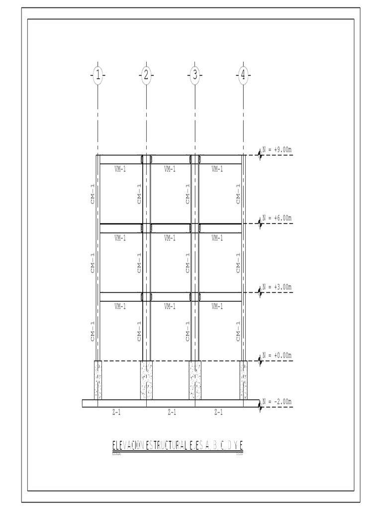 Planos Estructural de Edificio de Acero 3 Niveles Model (4).pdf